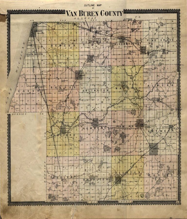Historic Plat Books of VanBuren County - Historical Association of ...